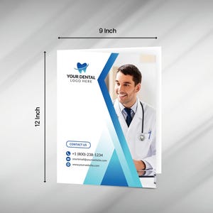 Custom Dental Presentation Folders: Branded Pocket Folders - Etsy