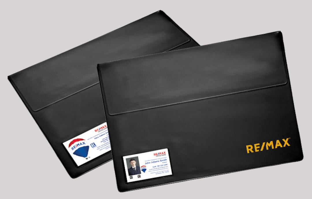 RE/MAX Vinyl Document Folders, Branded Real Estate Office Supplies ...