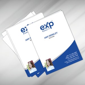 Custom Exp Realty Presentation Folders, Exp Realty Branded Folders, Exp ...