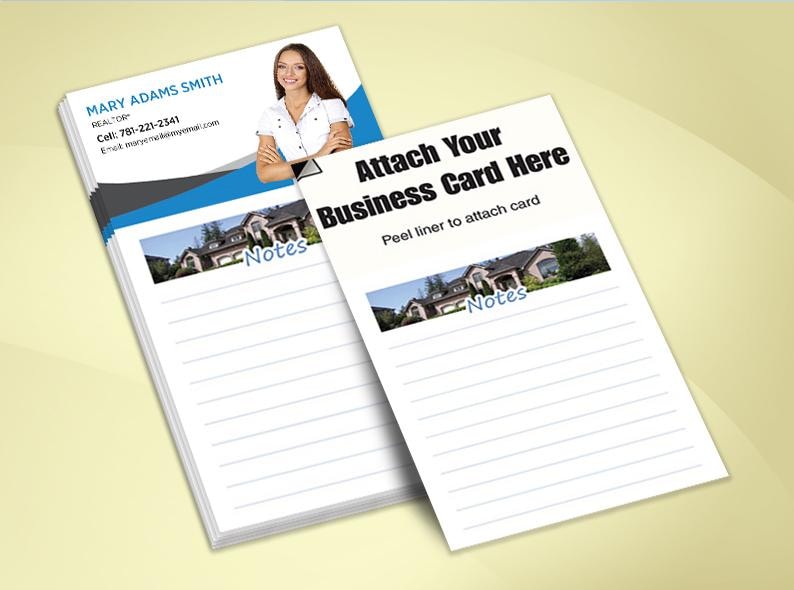Magnetic Refrigerator Notepad With Envelopes: Real Estate Theme (30 ...