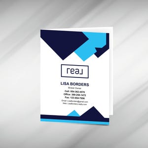 One Real Custom Presentation Folders, One Real Branded Folders, One ...