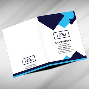 One Real Custom Presentation Folders, One Real Branded Folders, One ...