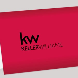 Keller Williams Folded Notecards, Real Estate Agent Stationery - Etsy