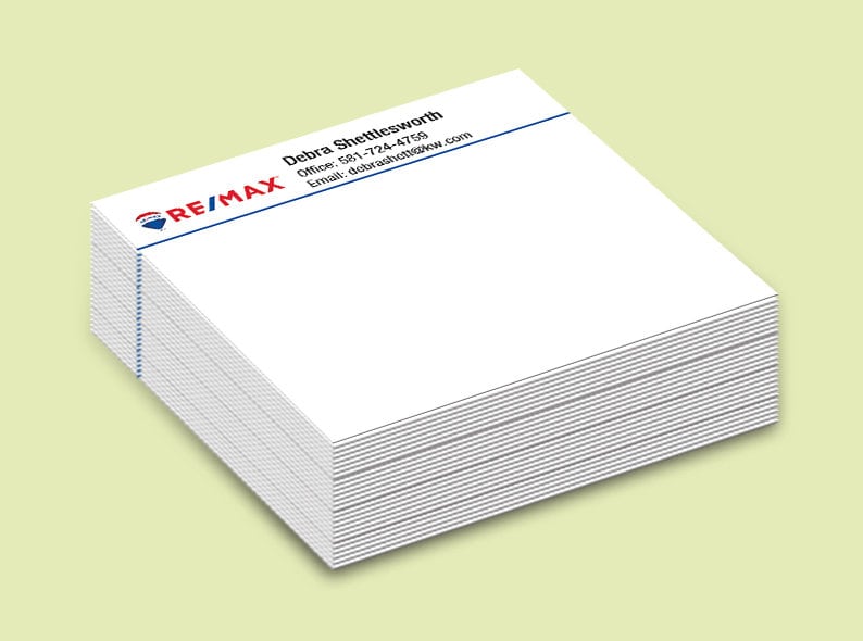 Customizable RE/MAX Sticky Notes, Professional Realtor Sticky Notes ...