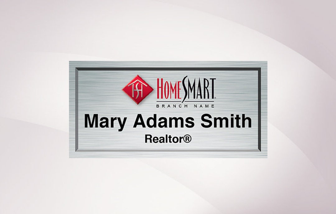 Customizable Homesmart Name Badges, Professional Realtor Name Tags ...