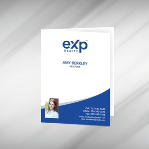 Custom Exp Realty Presentation Folders, Branded Pocket Folders - Etsy