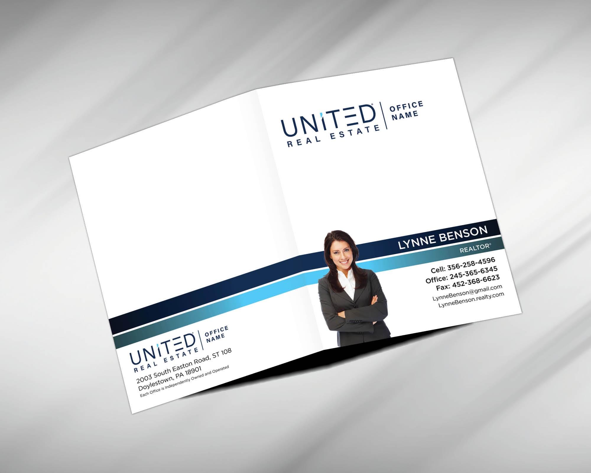 Custom United Real Estate Presentation Folders, United Real Estate ...