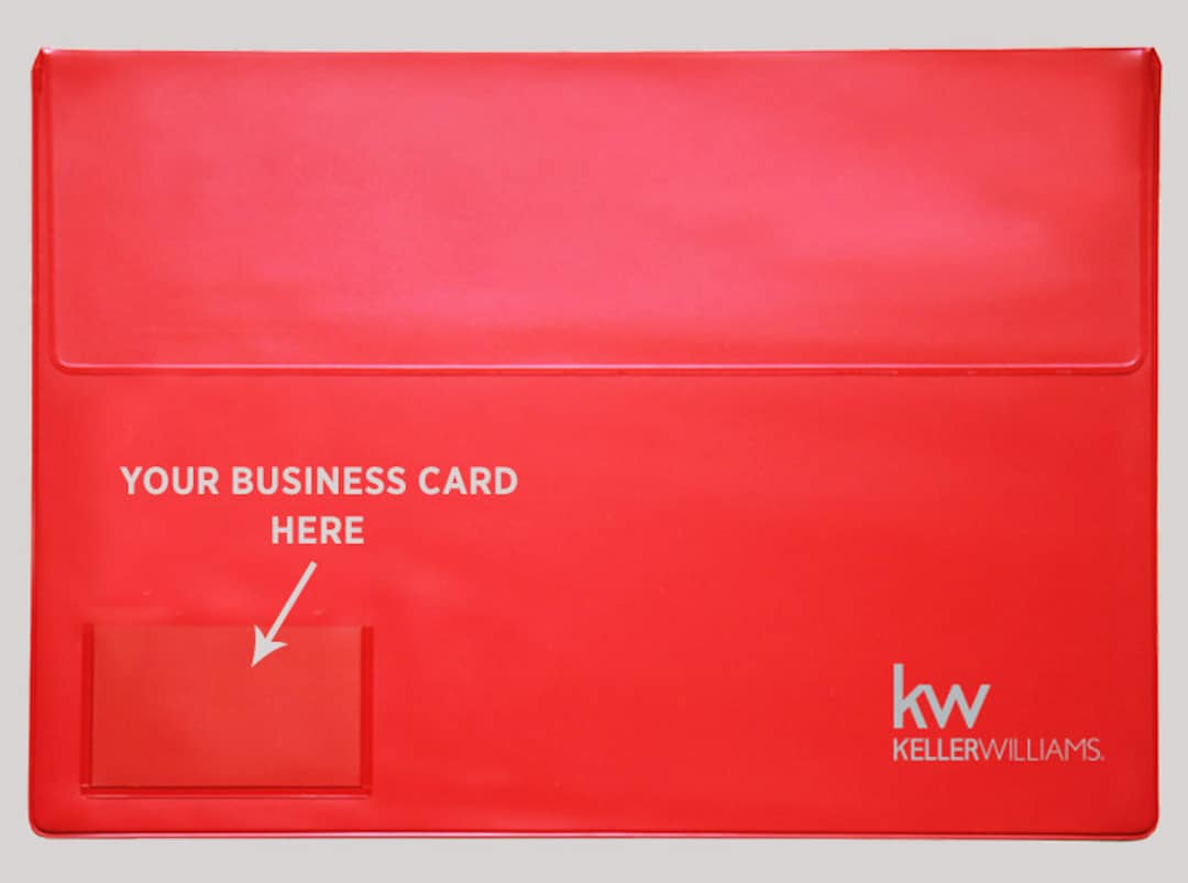 Keller Williams Vinyl Document Folders, Real Estate Closing Supplies - Etsy