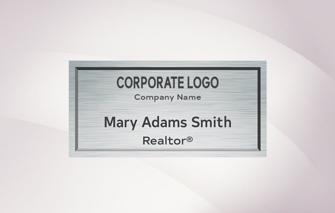 Customizable Century 21 Name Badges, Professional Realtor Name Tags ...