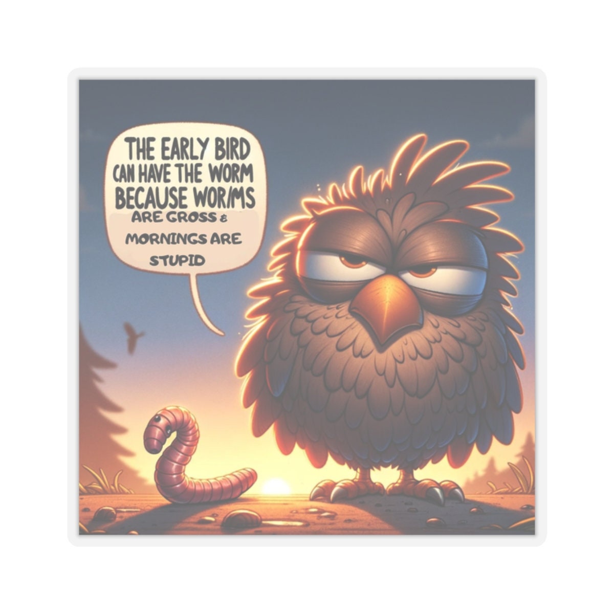 The Early Bird Can Have the Worm - Etsy