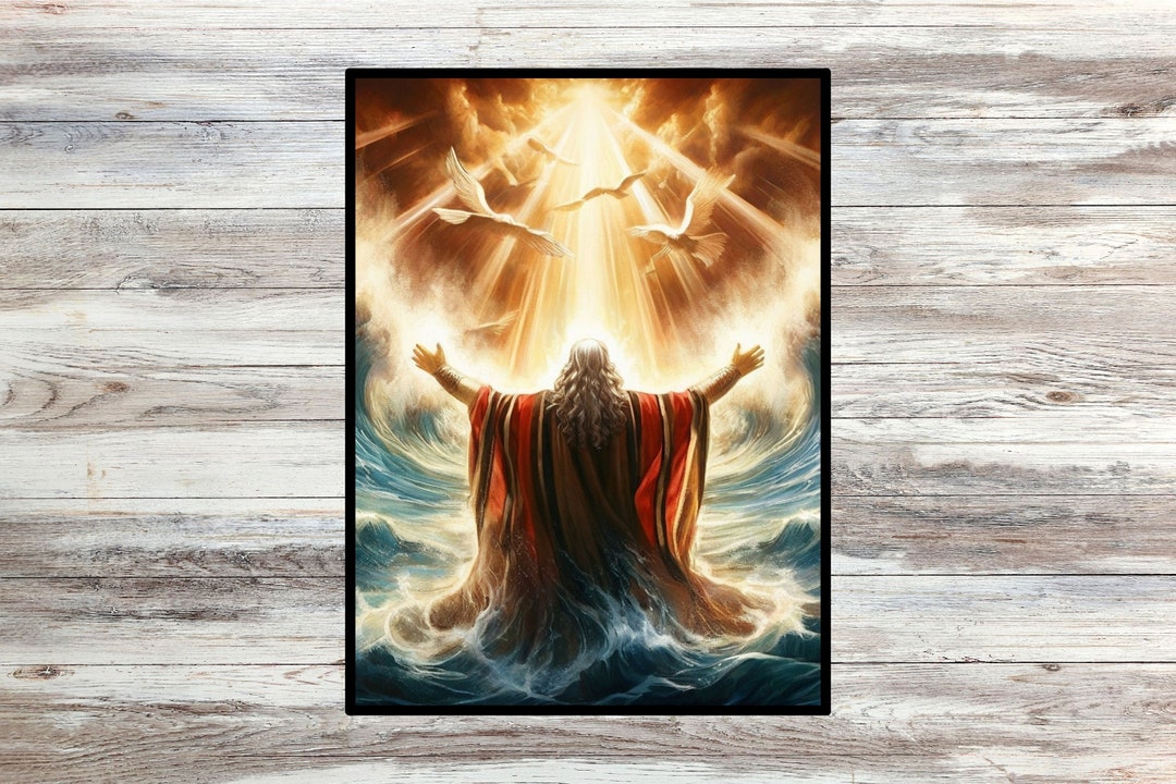 Moses Jigsaw Puzzle Christian Art Puzzle Religious Art Jigsaw Old ...