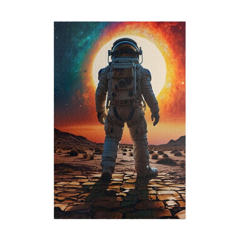 Cosmic Explorer Puzzle Space Puzzle Astronaut Jigsaw Sci-fi Theme ...