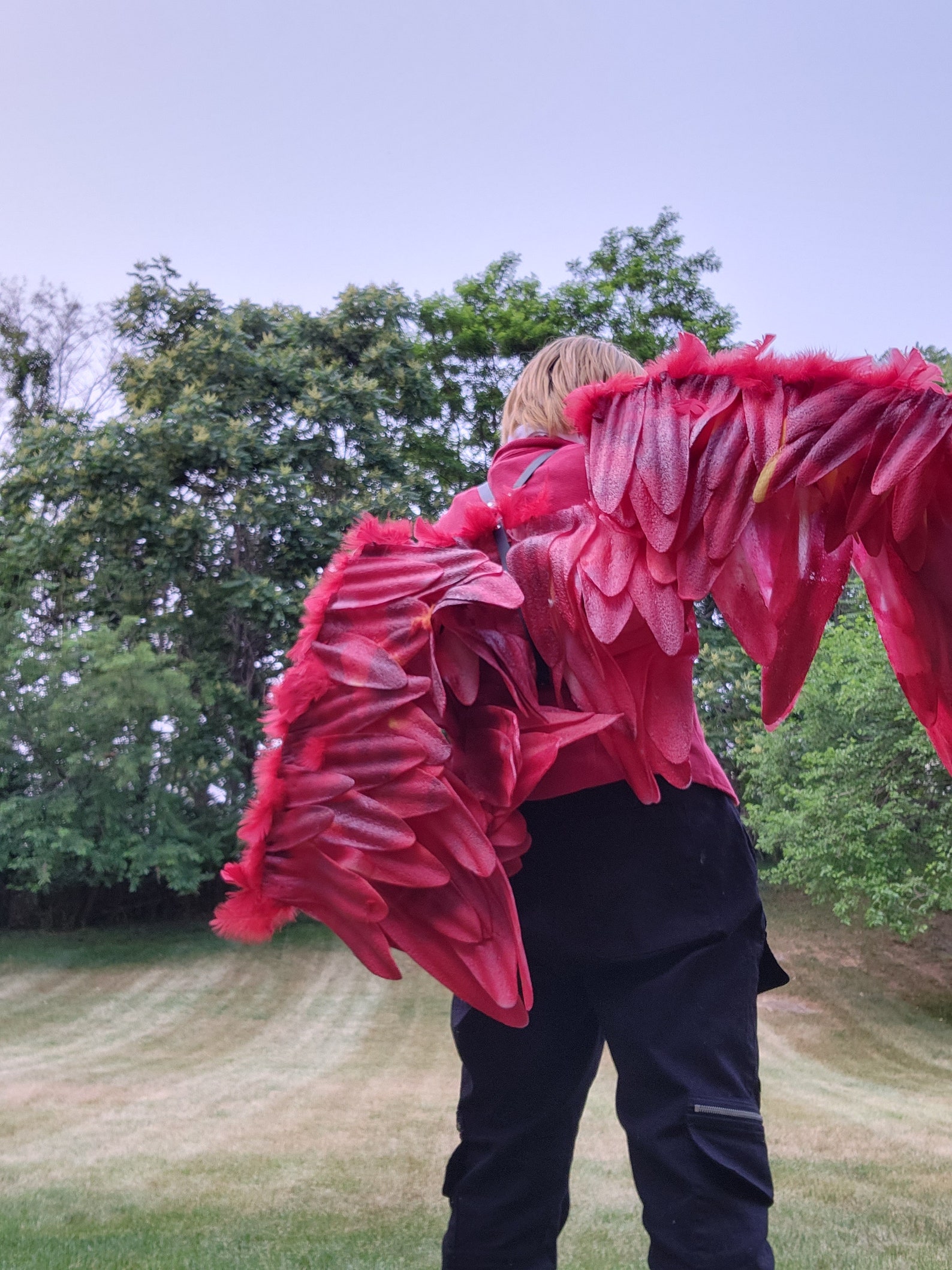 CUSTOM Moving Feathered Articulating Wings - Made to Order - Etsy