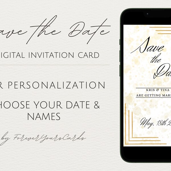 Glamorous Wedding Invitations - Etsy