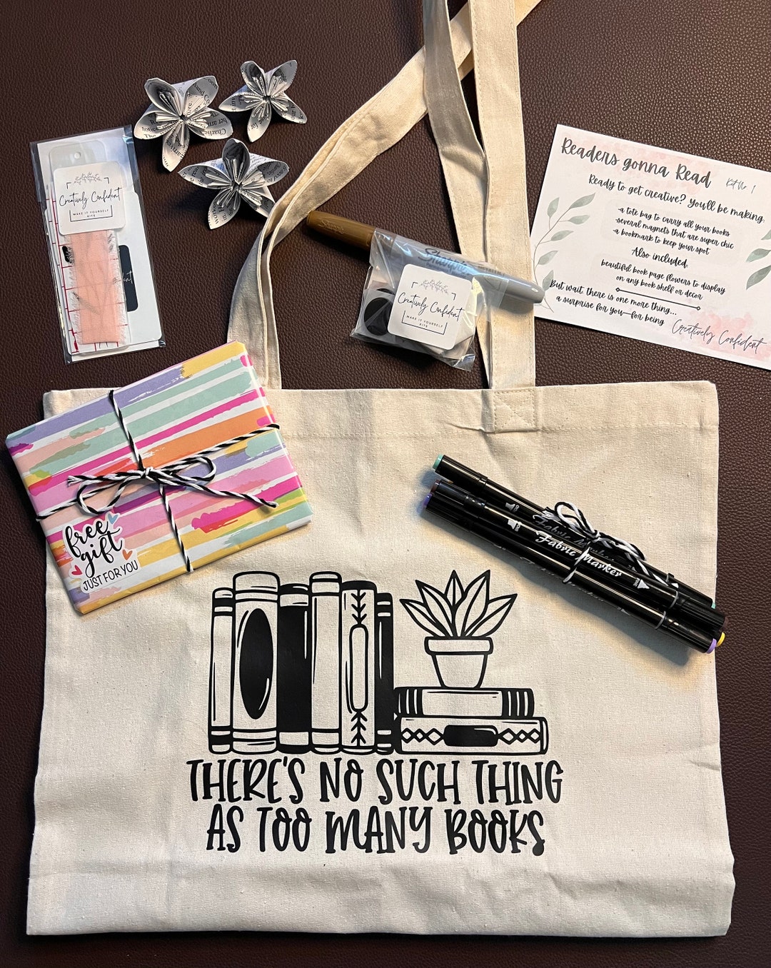 Book Lover Gift Box-readers Gonna Read Craft Kit - Etsy