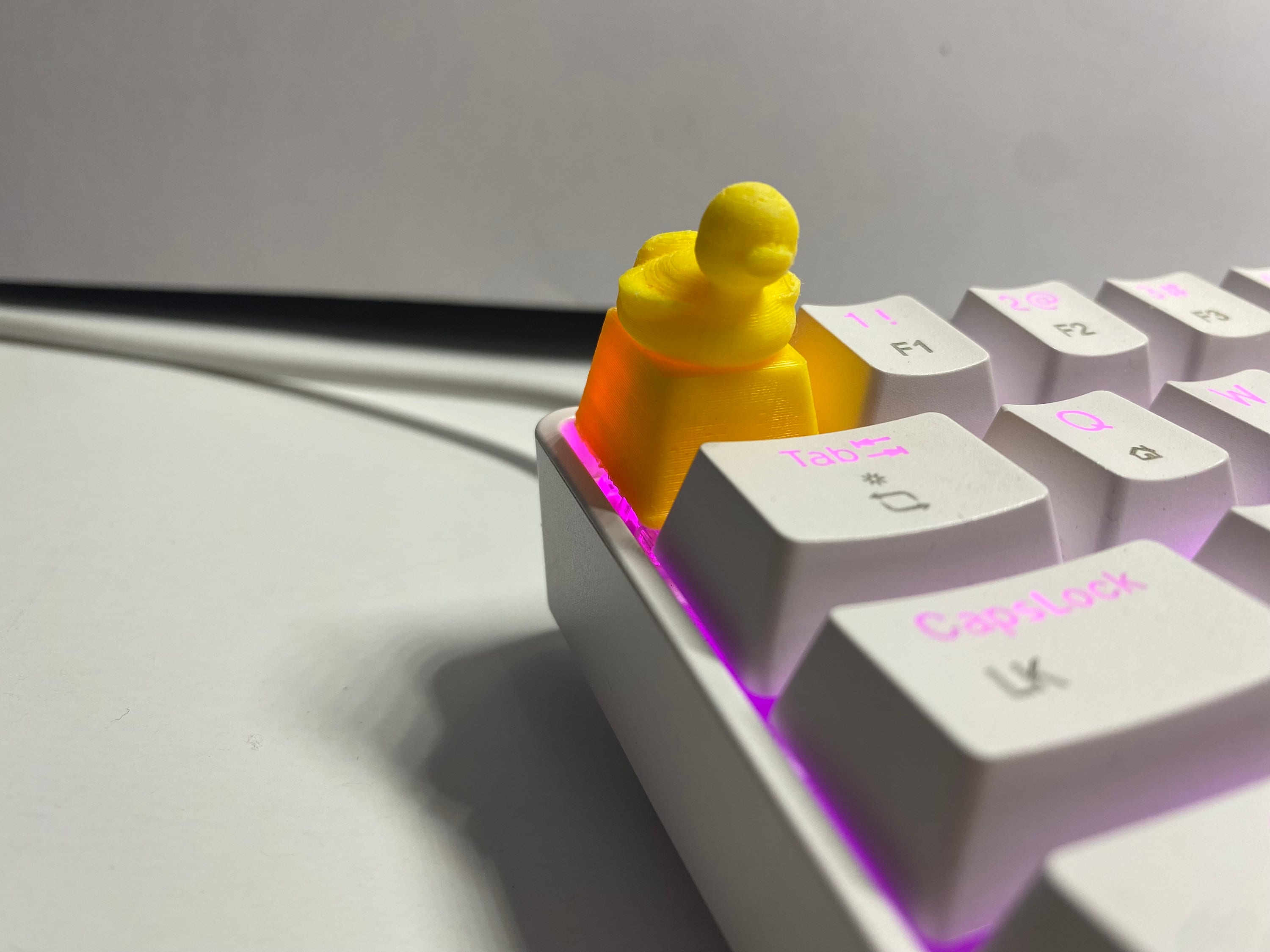 Rubber Duck 3d Printed Keycap mechanical Keyboard - Etsy