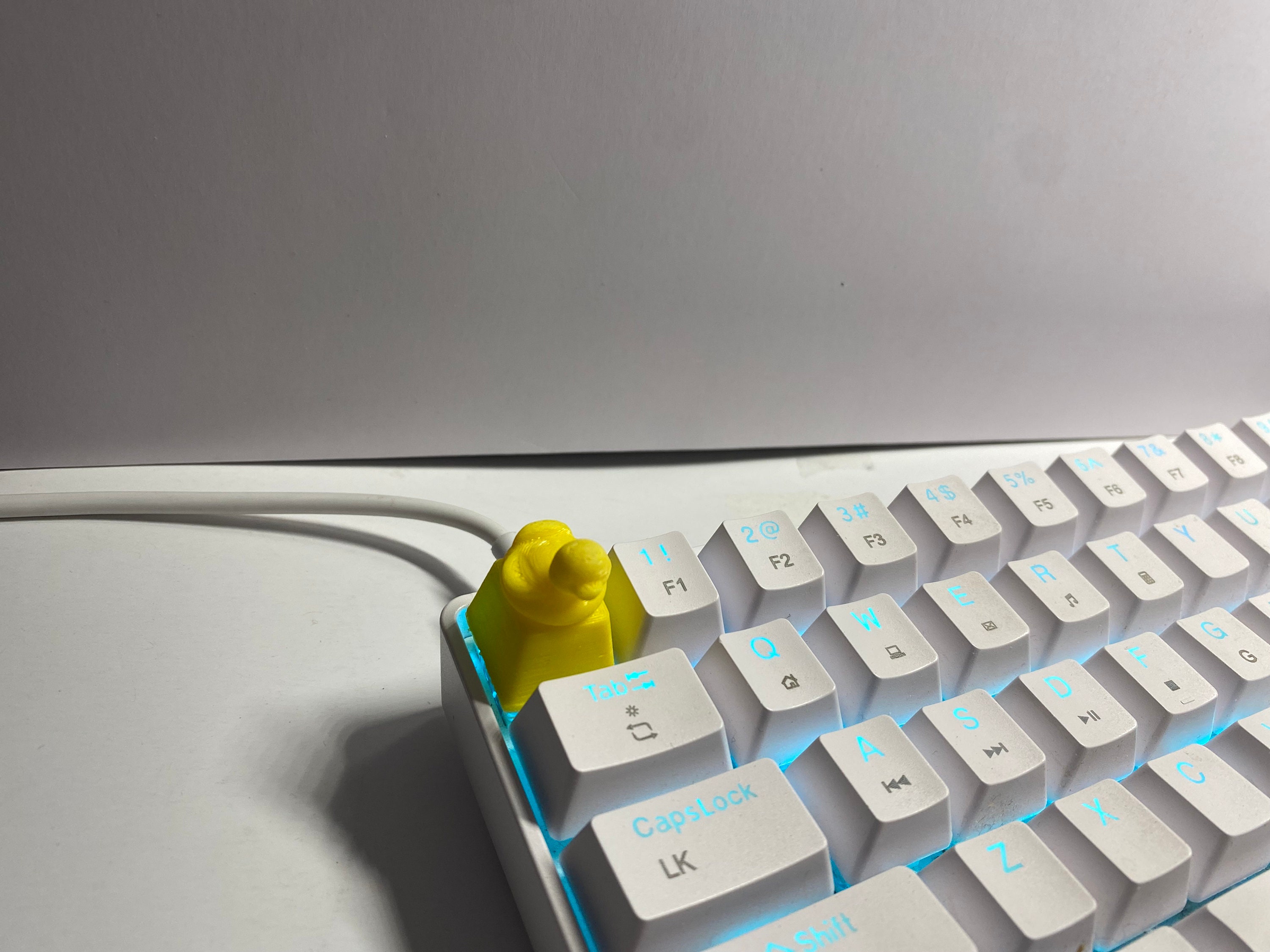 Rubber Duck 3d Printed Keycap mechanical Keyboard - Etsy
