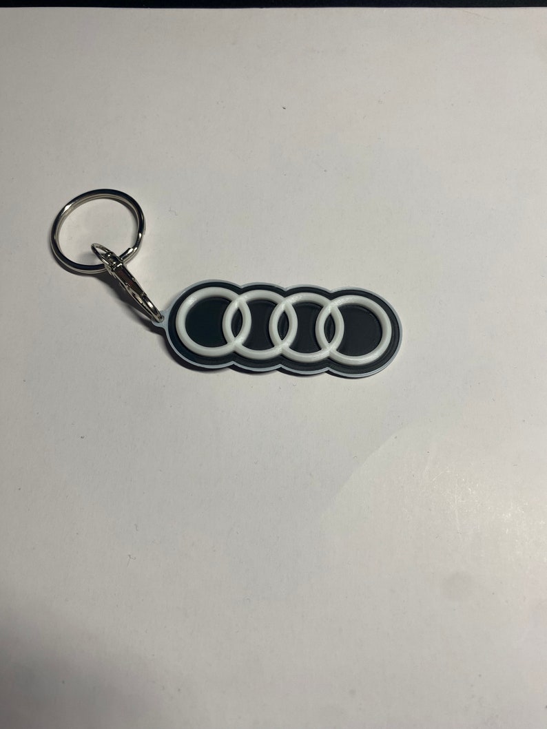 Audi Keychain (3d Printed) - Etsy
