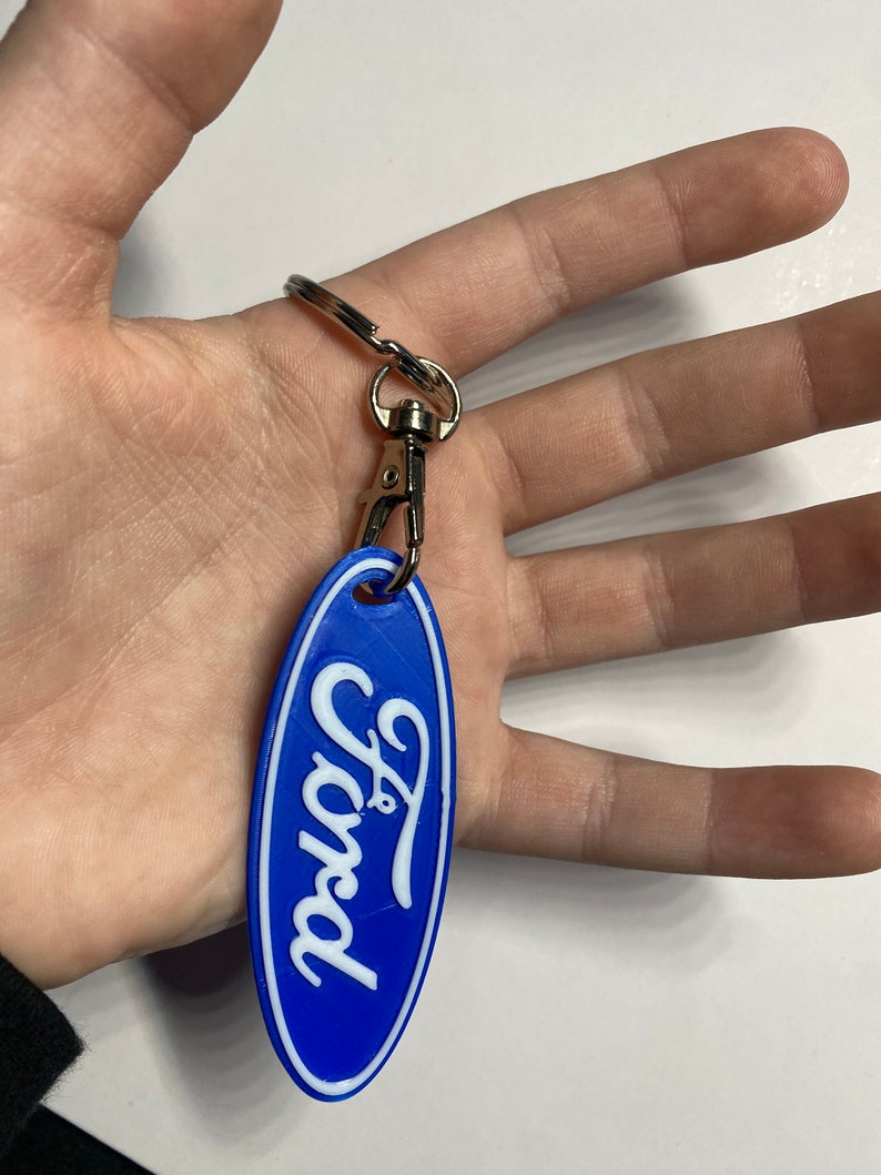 3d Printed Ford Keychain - Etsy