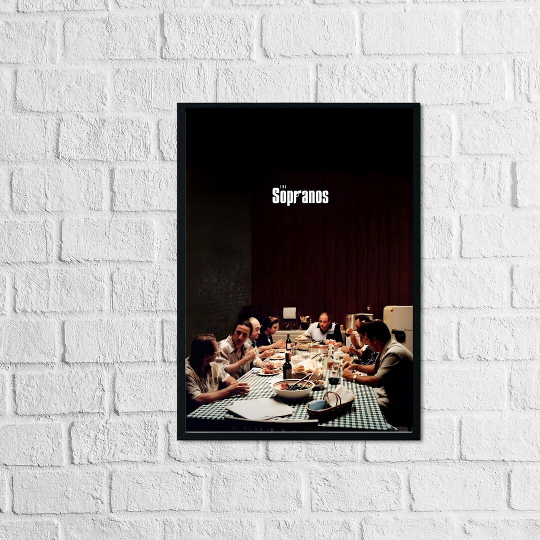 The Sopranos Poster Tony Soprano Poster Vintage Tv Series Art