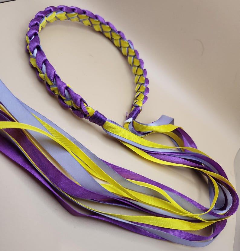 Conjunto de varita y diadema de hada con cinta violeta hecha a mano ...