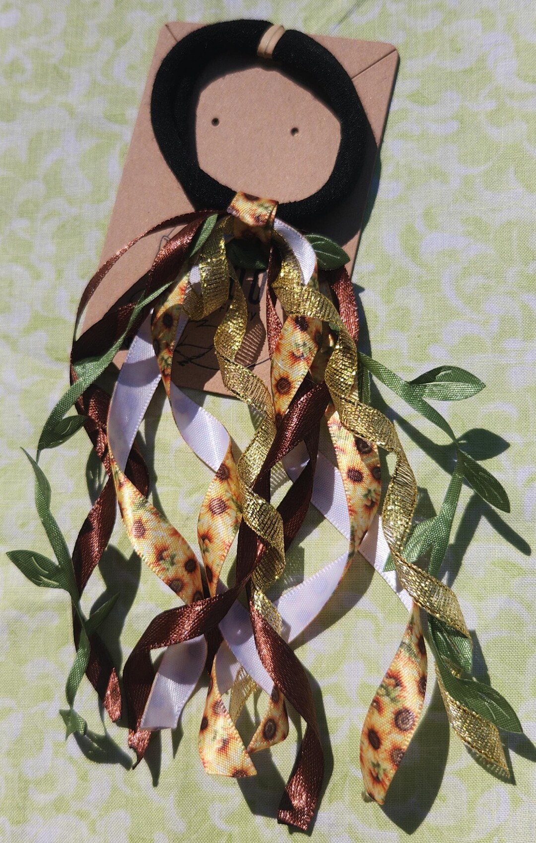 Sunflower Power Pixie Plaits - Ribbon Hair Elastic Accessory for Everyday Magic - Etsy UK