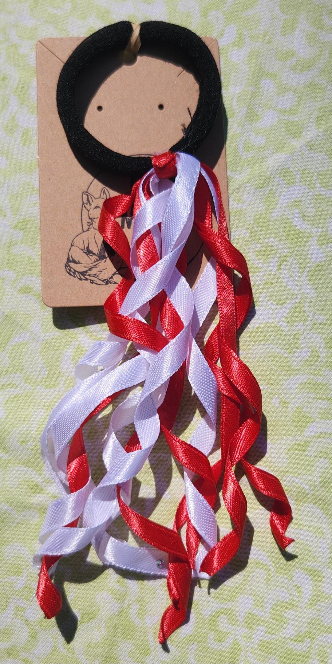Red Rally Pixie Plaits - Ribbon Hair Elastic Accessory for Everyday ...