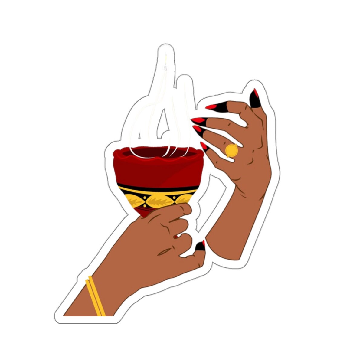 Sudanese African Stickers Bakhoor Sticker - Etsy