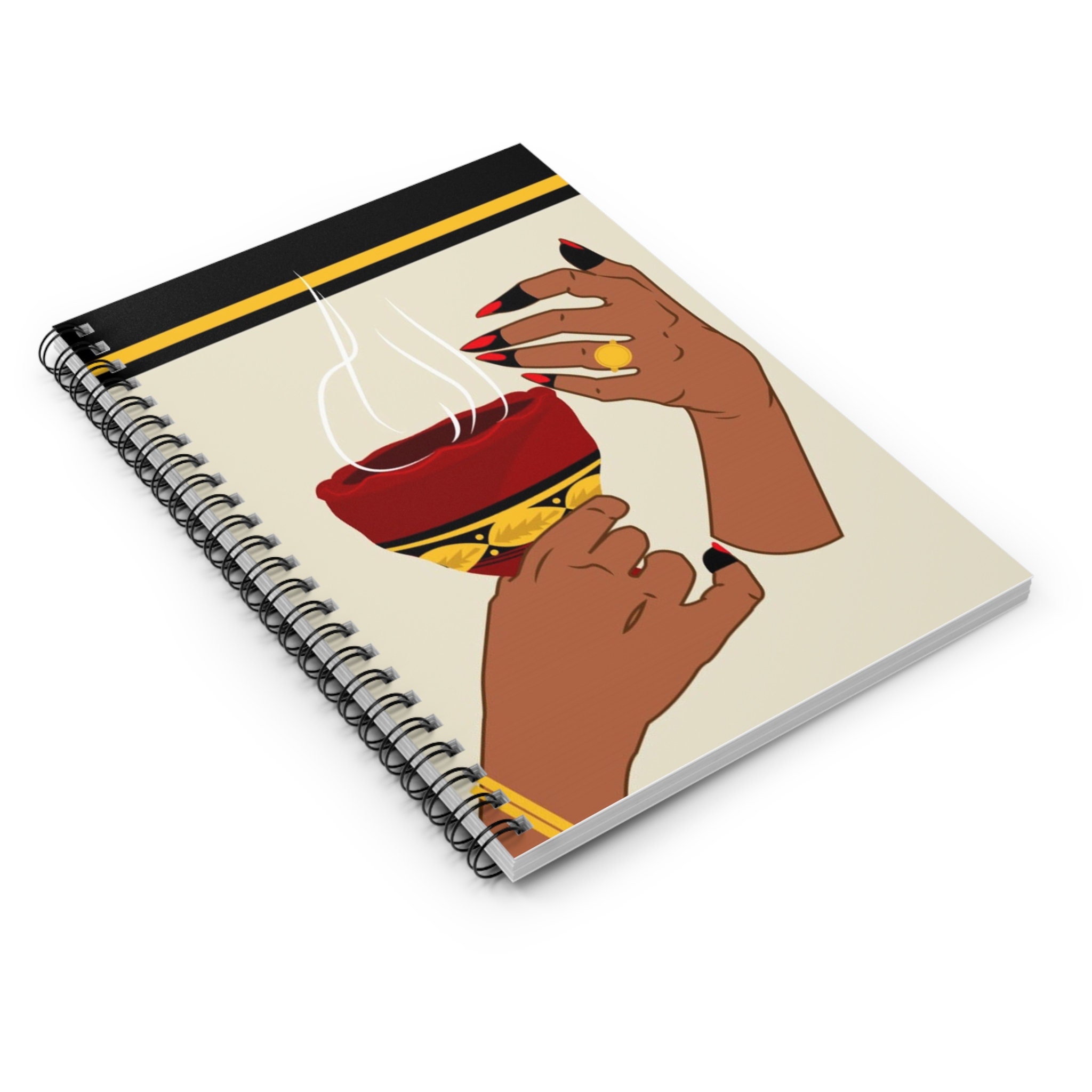 Sudanese African Notepadsbakhoor Spiral Notebook Ruled Line - Etsy