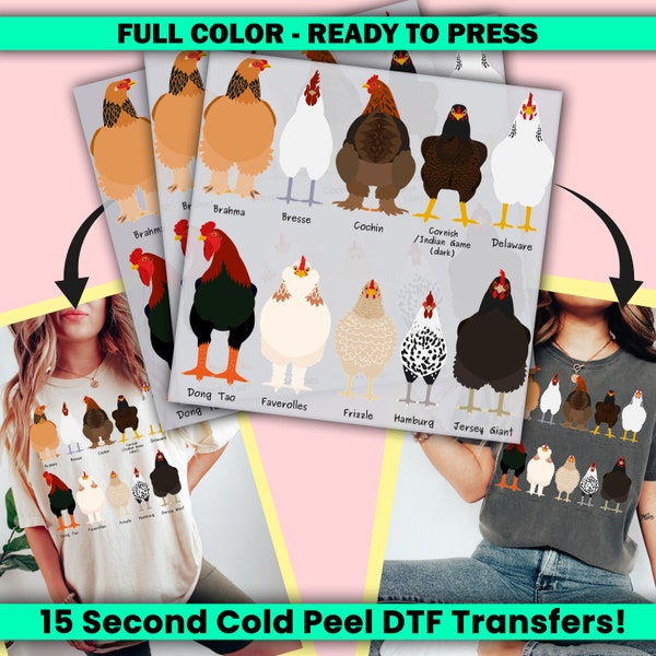 Chicken Transfer - Etsy