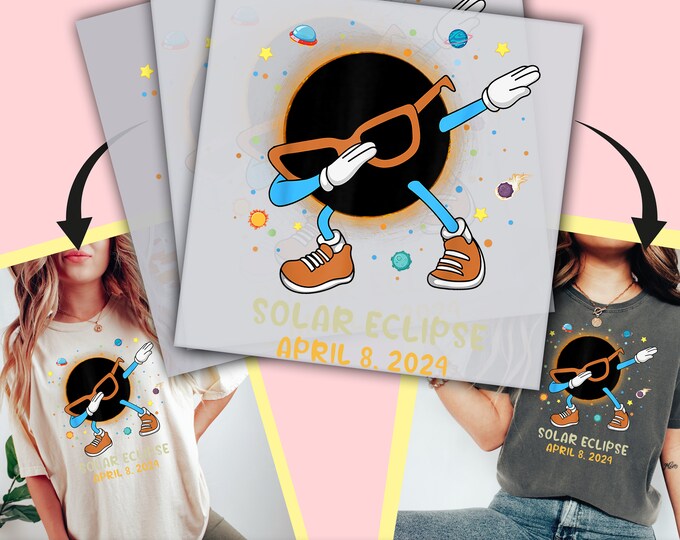 Eclipse Solar Groove Dtf Transfers, the Totality Tour, Sun and Moon ...