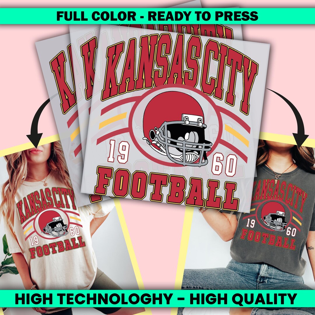 Kansas City Design DTF Transfer, Kansas Football Ready to Press ...