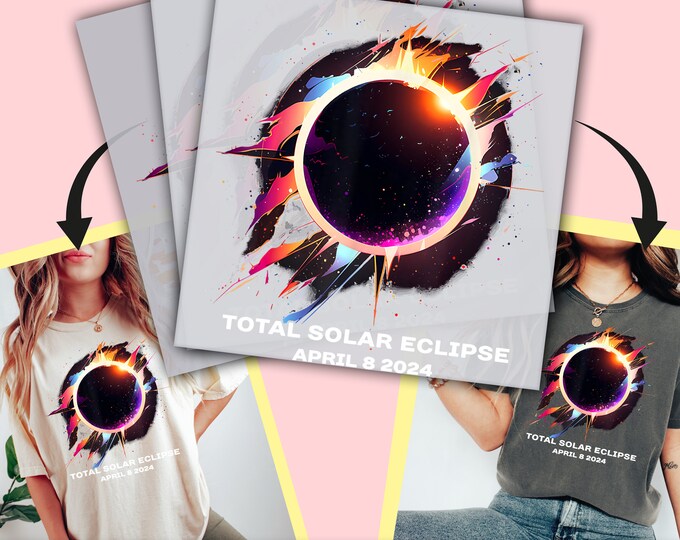 Eclipse Solar Groove Dtf Transfers, the Totality Tour, Sun and Moon ...
