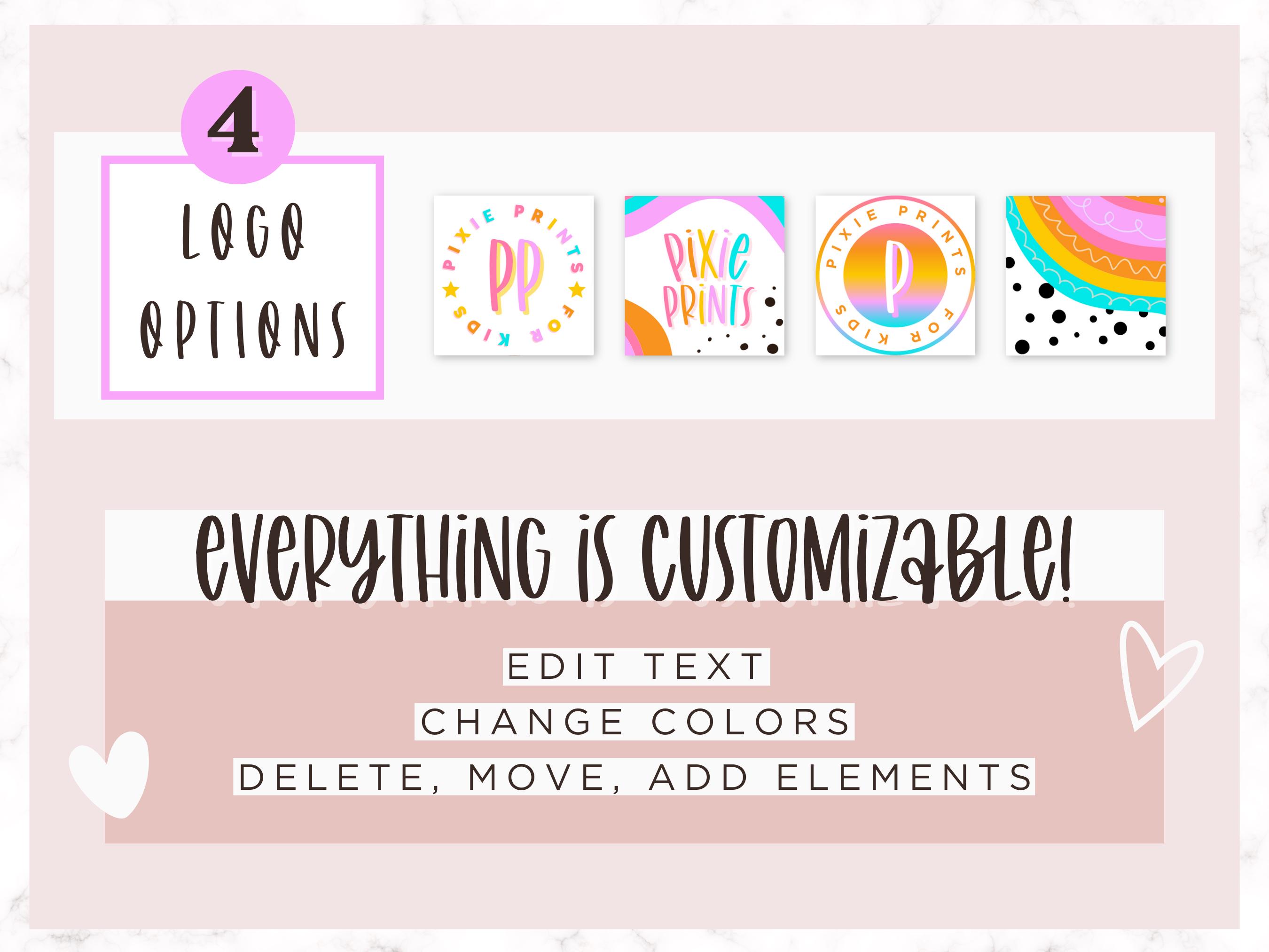 Colorful Facebook Cover, Pink Facebook Branding Kit, Fun Facebook ...