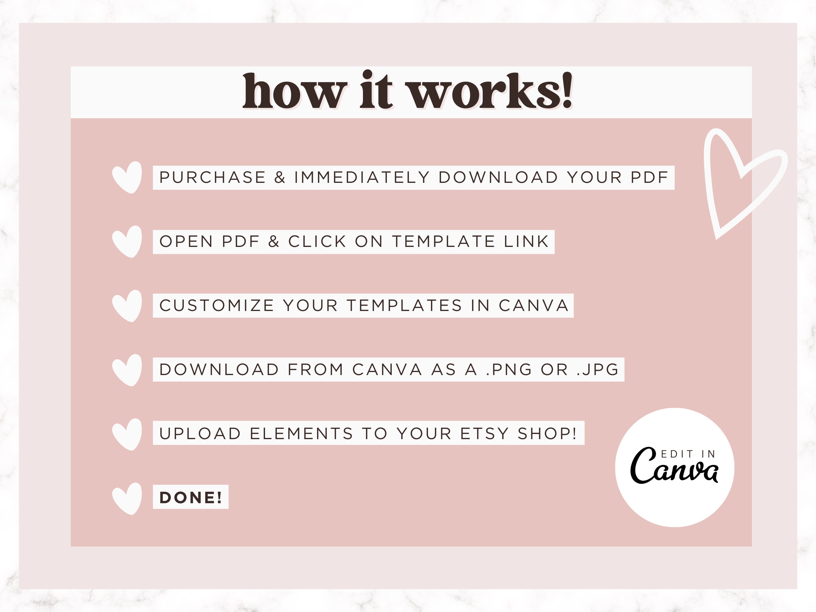 Rainbow Etsy Branding Kit Colorful, Etsy Shop Kit Pink, Fun Etsy Shop ...