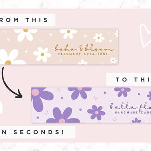 Daisy Facebook Cover Template, Business Facebook Group Cover, Flower ...