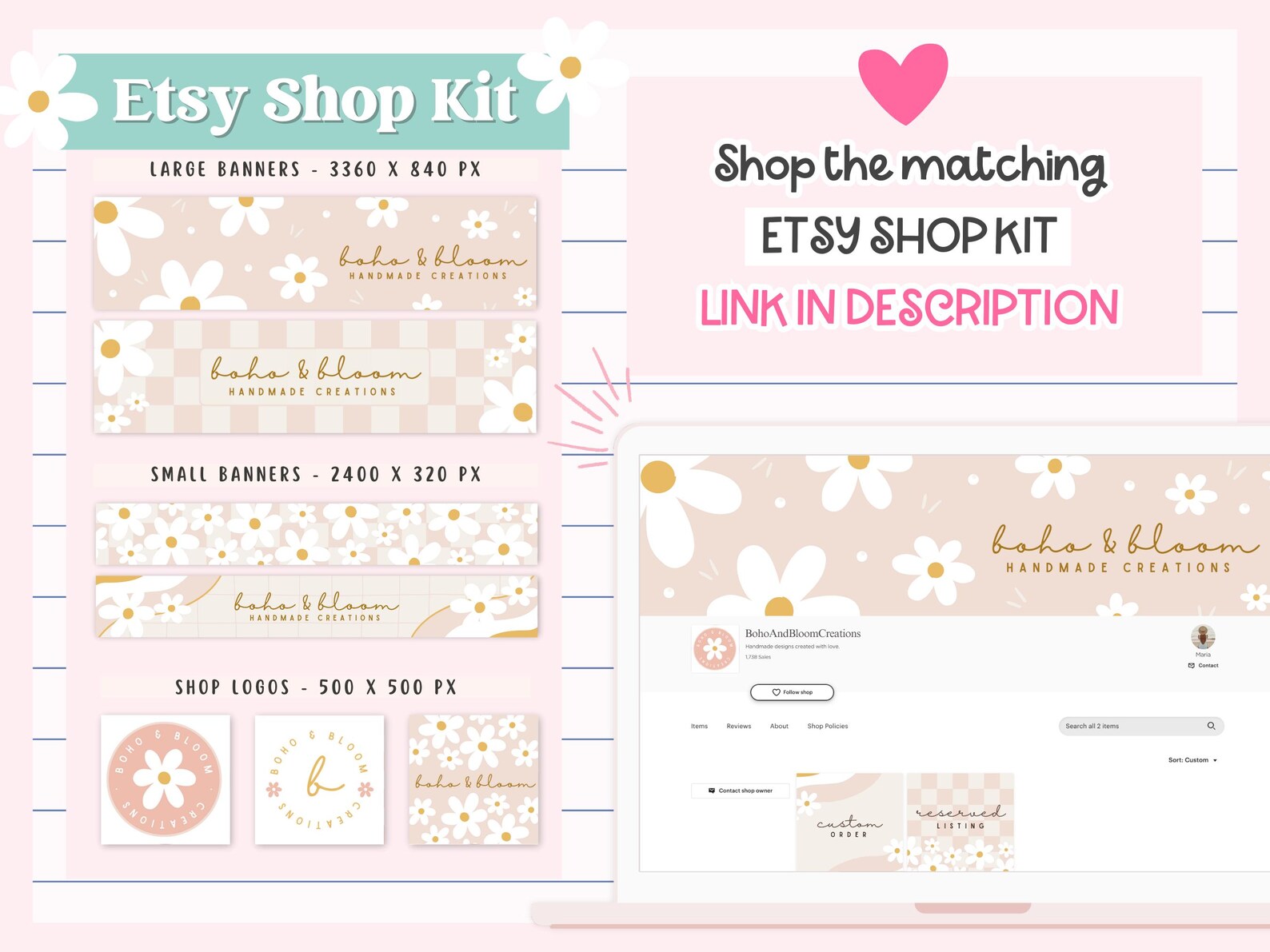 Daisy Facebook Cover Template, Business Facebook Group Cover, Flower ...