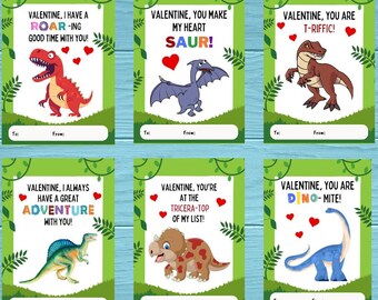 Dinosaur Valentine / Classroom Valentine / Dino-mite & Rawr / DIGITAL ...
