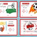 Soccer Valentine Cards - Etsy