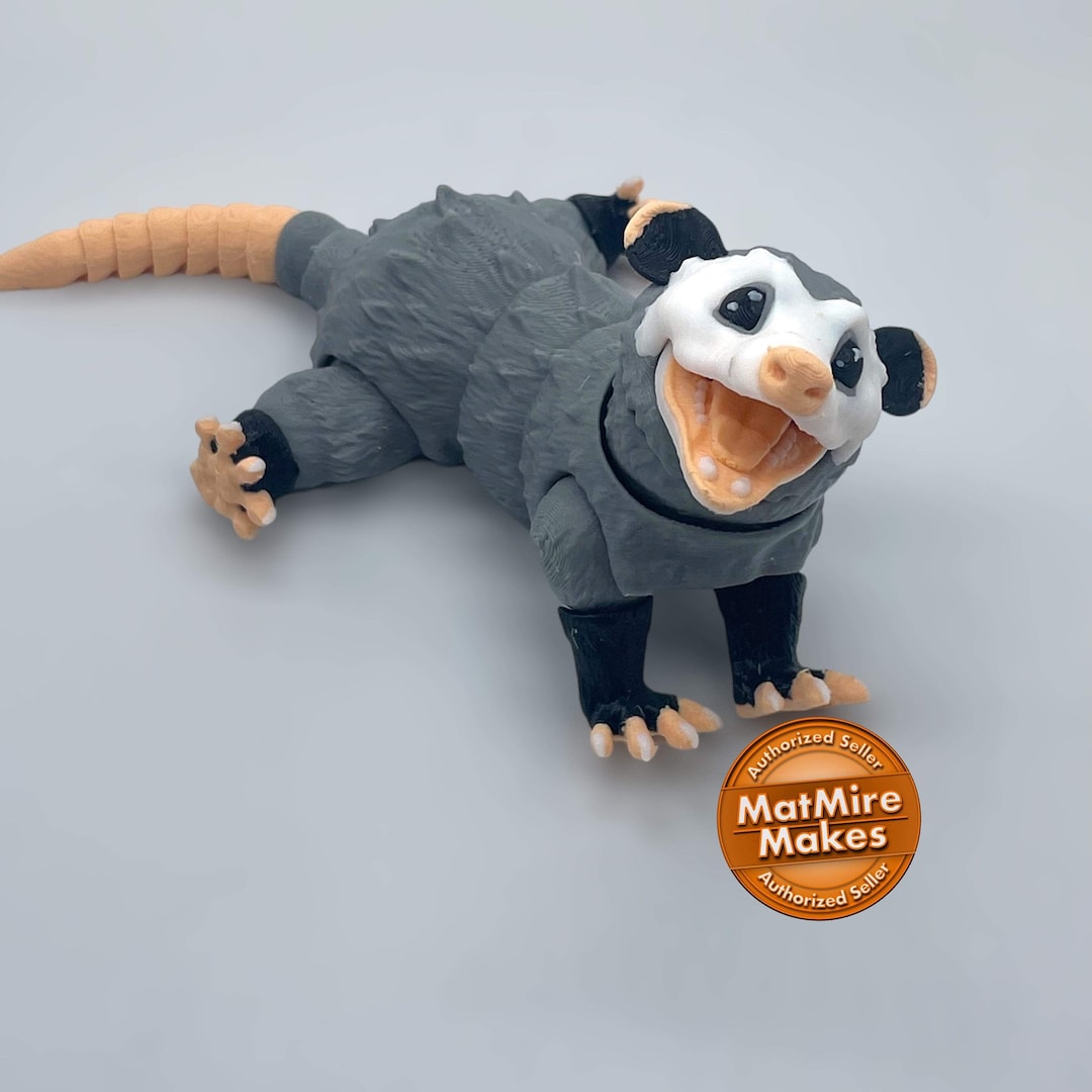 Articulated Possum Fidget Toy 3D Printed - Etsy