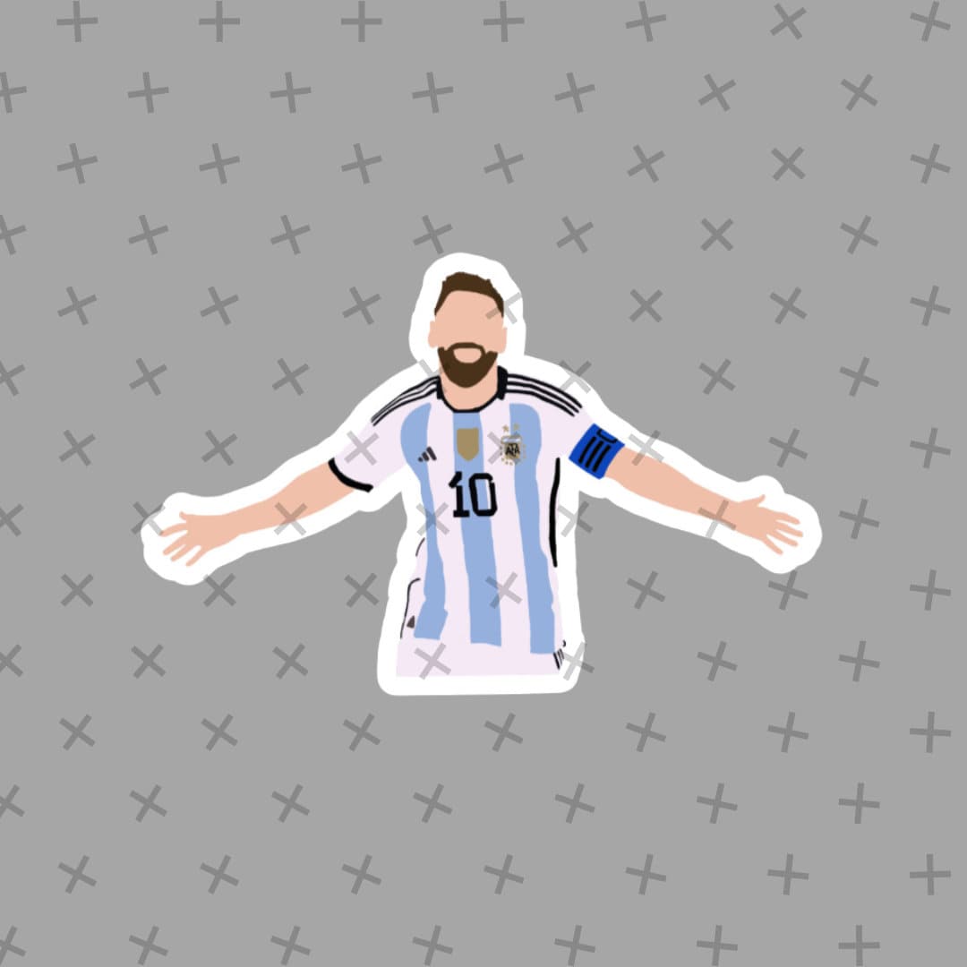 Lionel Messi Sticker - Etsy