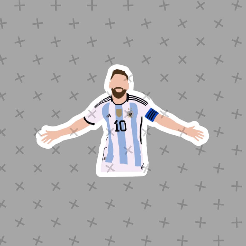 Messi sticker - Etsy México