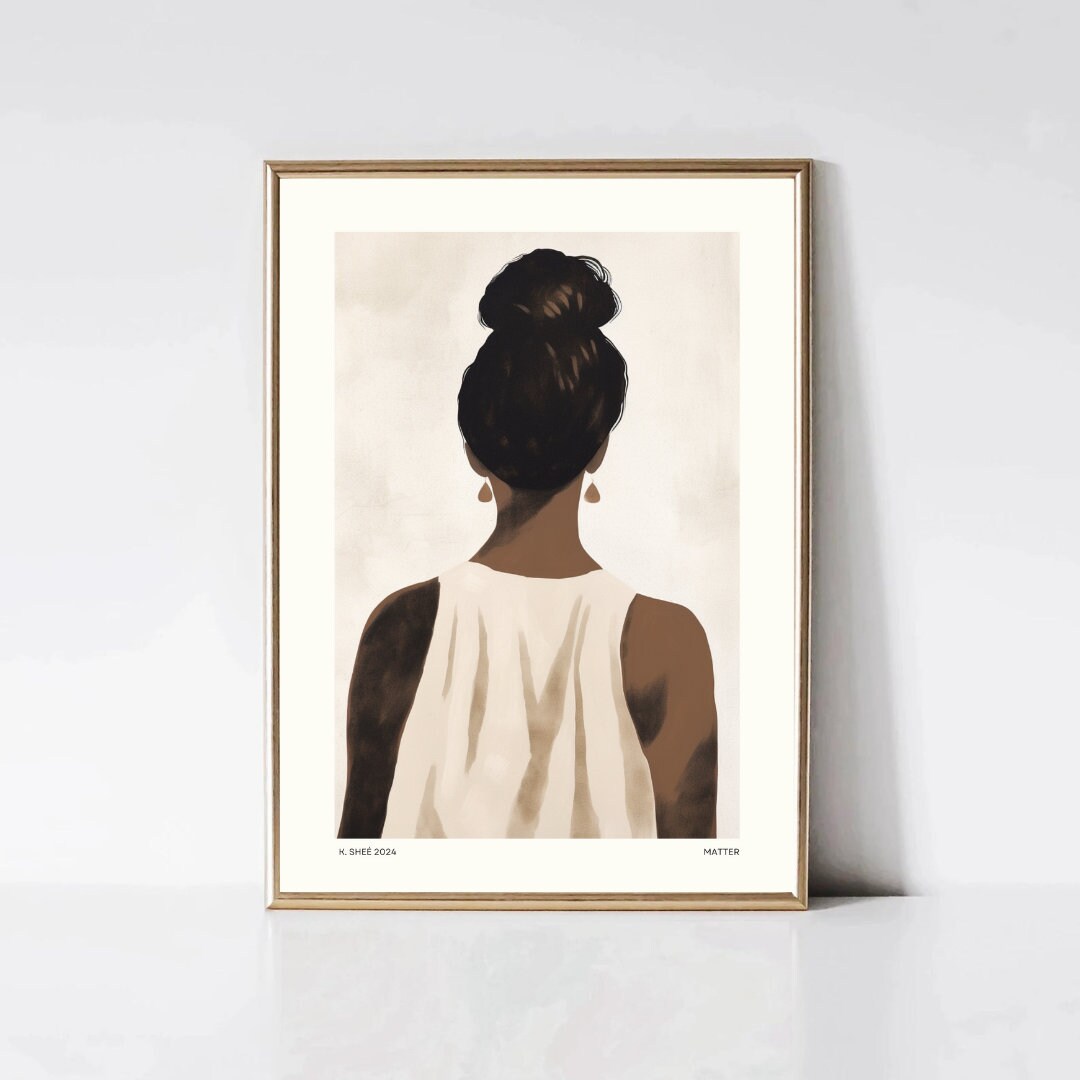 Woman Painting Fine Art Prints Back of Women Woman Wall Art Vintage ...