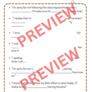 How to Apologizesocial Emotional Character Education Lesson-school ...