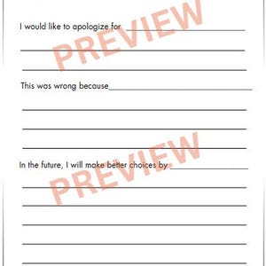 How to Apologizesocial Emotional Character Education Lesson-school ...