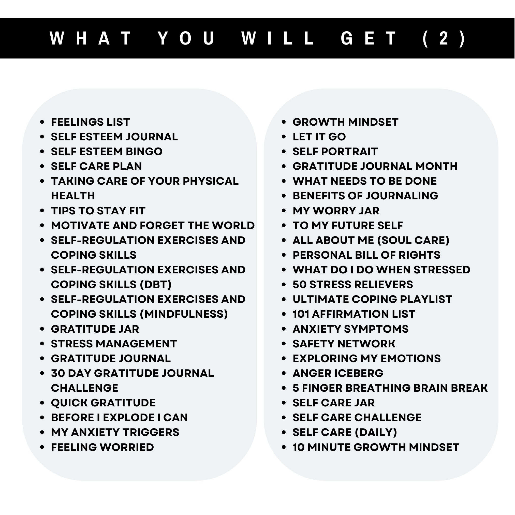 Mental Health Bundle, Therapy Bundle: Mental Health Worksheets for Self ...