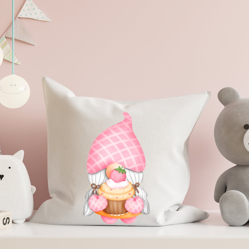 Baker Gnome SVG, Gnome Bakery Digital Stamps, Kitchen Gnomes Clipart ...