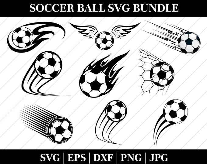 Soccer Ball, Football Svg. Vector Cut File for Cricut, Silhouette, Pdf ...