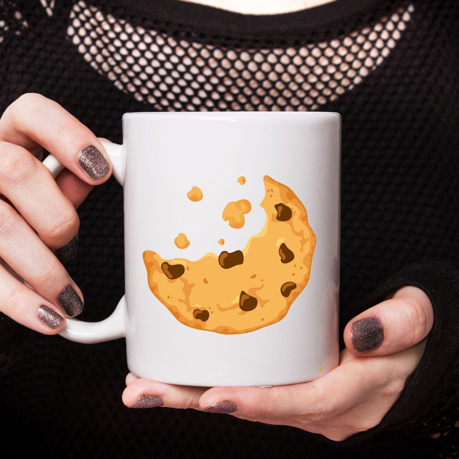 Chocolate Chip Cookie SVG Files Choc Chip Cookies SVG Cut Files Cookie ...