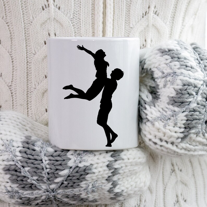 Couple Silhouette Svg, Relationship Svg, Lovers Silhouette, Romantic ...